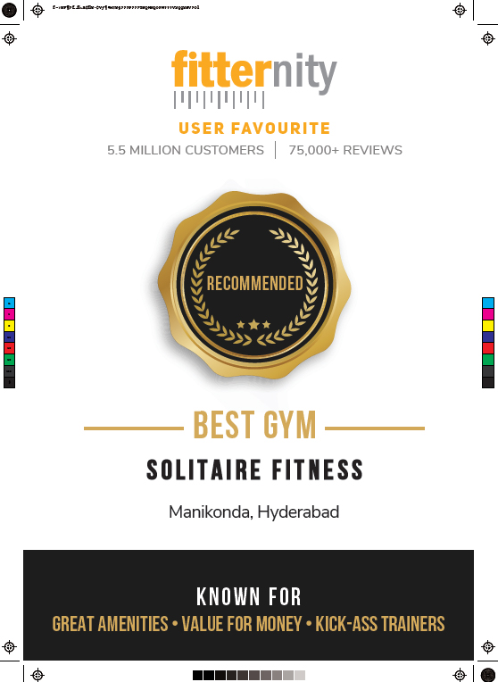 Certificates of Appreciation by Fitternity – Solitaire Fitness